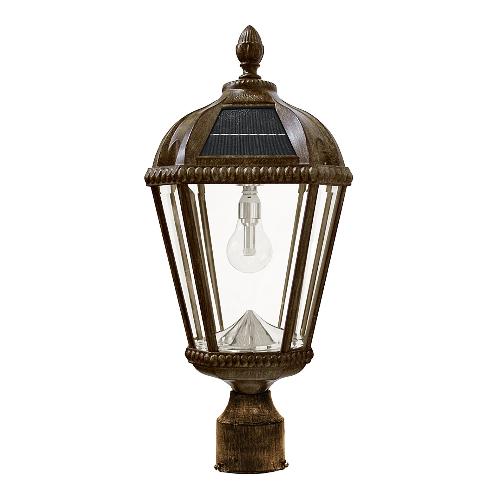 How to Replace an Existing Gas or Electric Post Light with a Solar Post ...