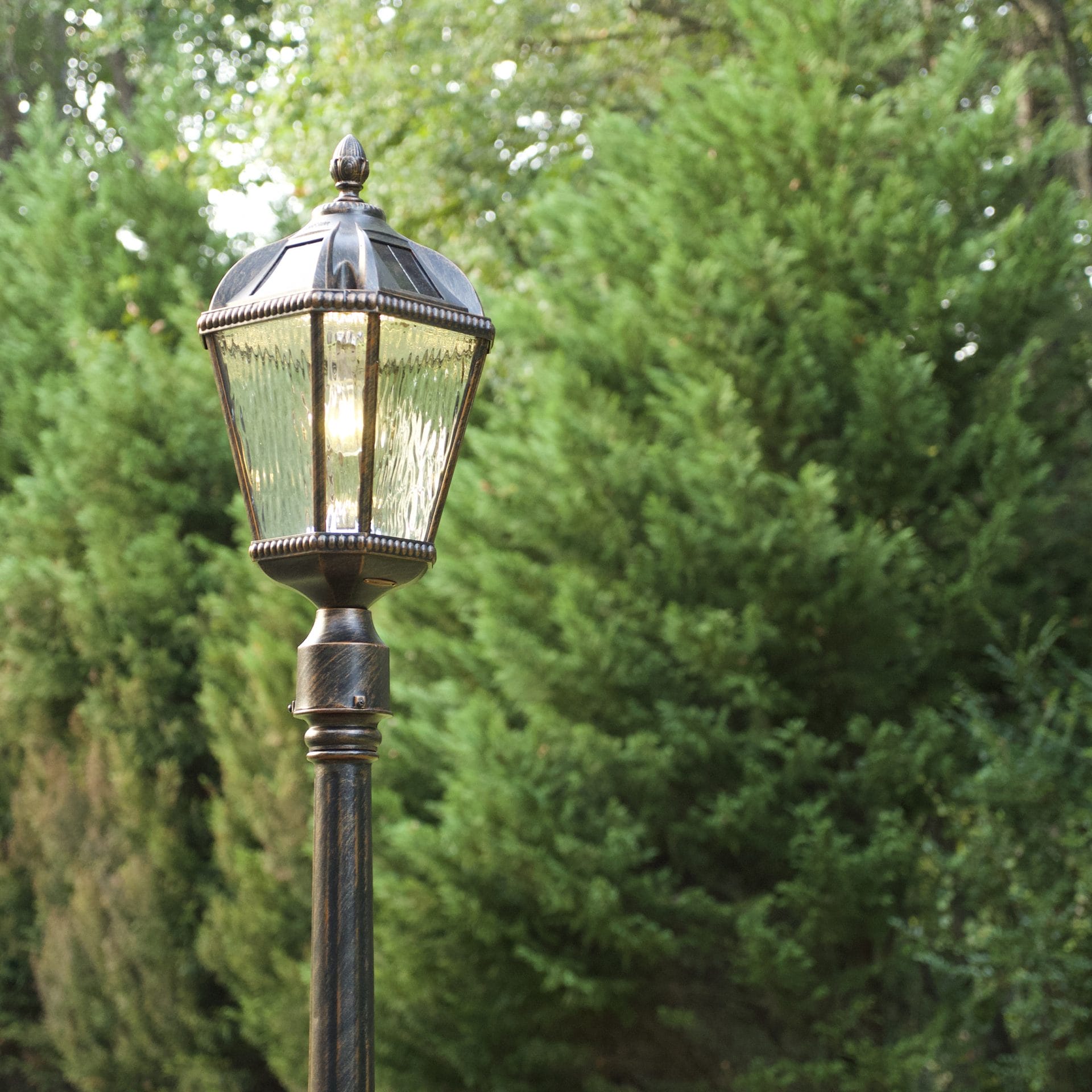 How to Replace an Existing Gas or Electric Post Light with a Solar Post ...