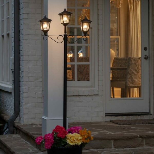 How to Replace an Existing Gas Lamp with a Solar Post Light - Gamasonic USA