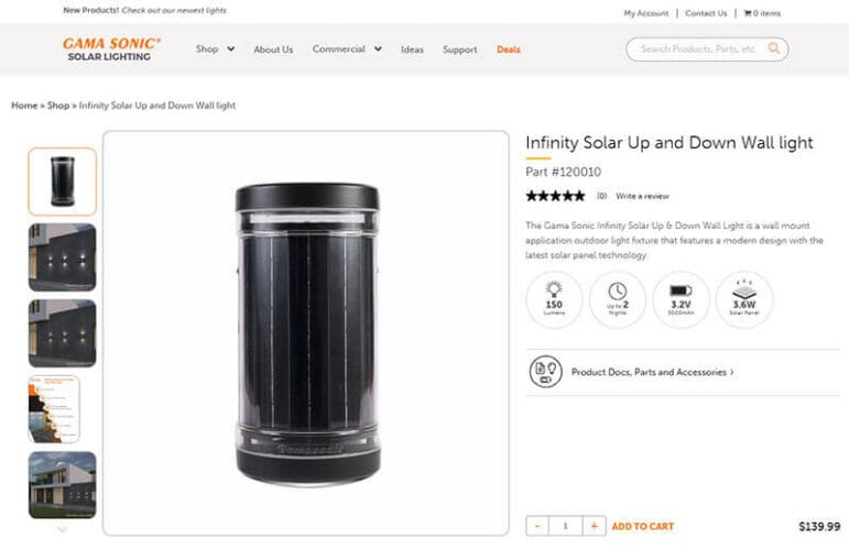 Gama Sonic Solar Light Explanation: Two Battery Compartments - Gamasonic USA