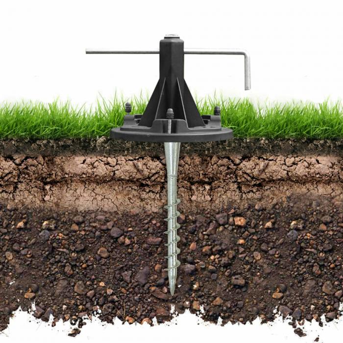 EZ-Anchor Lamp Post Base - Gamasonic USA