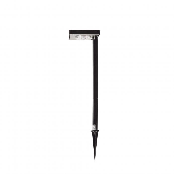 Contemporary Square Solar Path Light with 3 Ground Stake Mounting ...