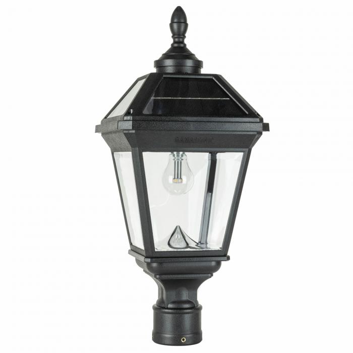 Imperial Bulb II Solar Post Light with 3" Fitter - Gamasonic USA