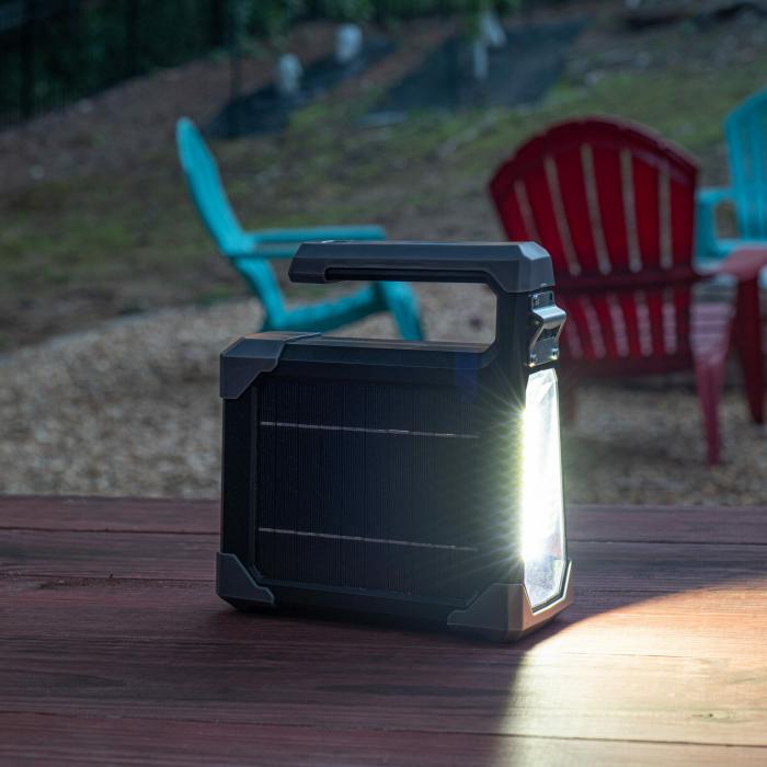 Emergency and Camping Solar Flashlight with USB Charging Port ...